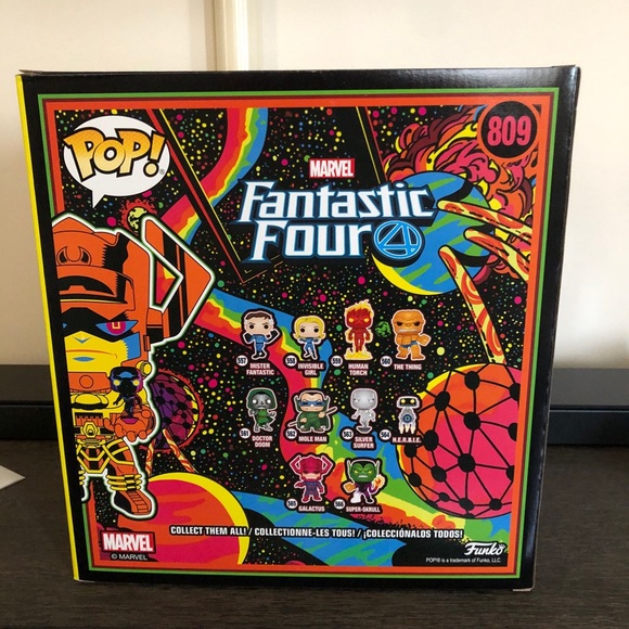 Funko | Other | Funko Pop Marvel Galactus With Silver Surfer 89 Black ...